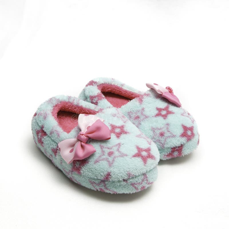 Slippers stock photo. Image of stars, white, pink, isolated - 37198558