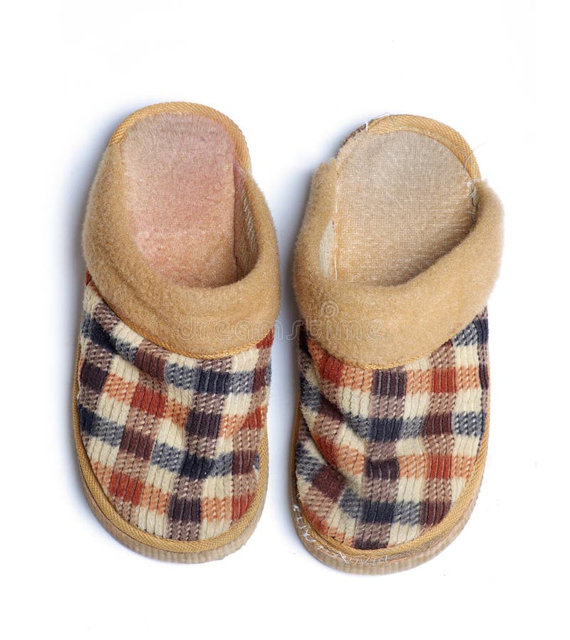 Pink slippers top view stock photo. Image of shoes, clothing - 4547096