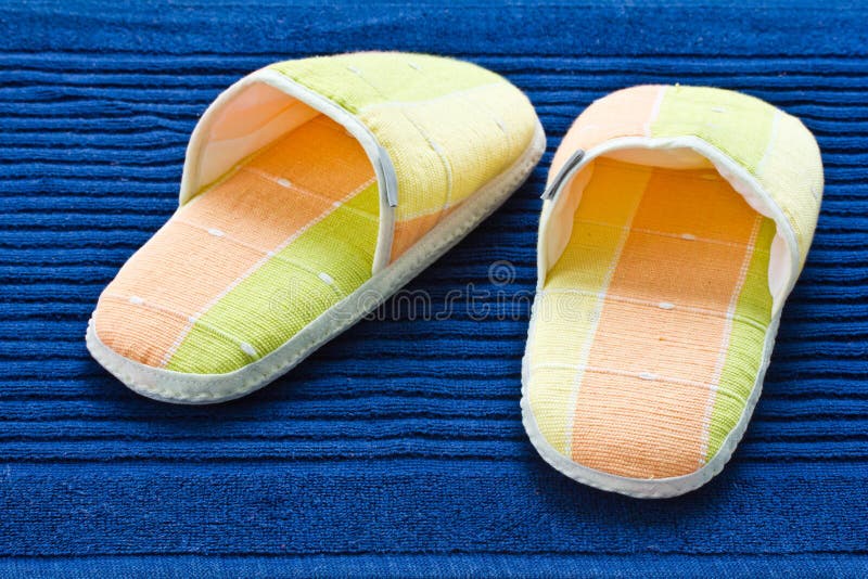 Slippers. stock image. Image of home, bedroom, cutout - 30744797