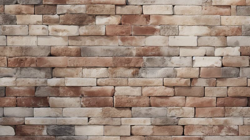 Multi-layered Brick Wall with Soft Edges and Atmospheric Effects Stock ...