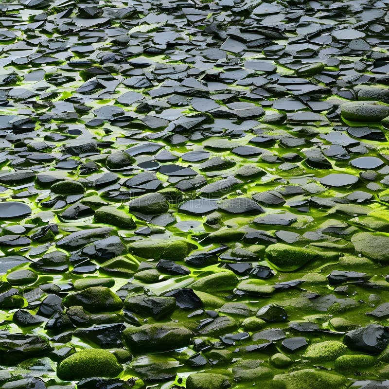 A Slimy and Slippery Texture with Eels and Wet Rocks5, Generative AI ...