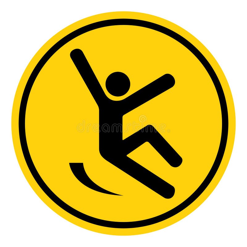 Slippery Symbol Sign,Vector Illustration, Isolate on White Background ...