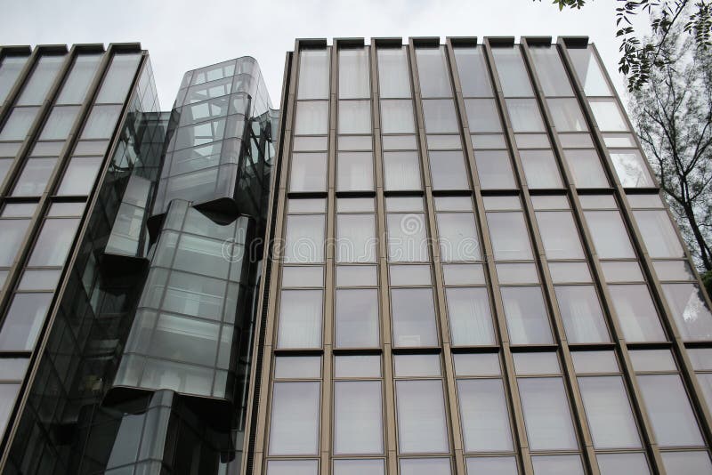 Slippery Texture of Glass High-rise Building Stock Image - Image of ...