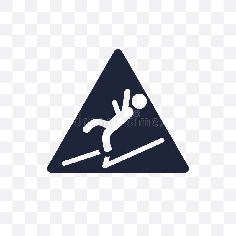 Slippery Transparent Icon. Slippery Symbol Design from Cleaning Stock ...