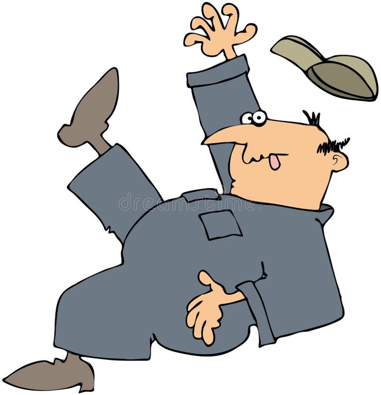 Cartoon Construction Worker Slipping Stock Illustrations – 12 Cartoon ...