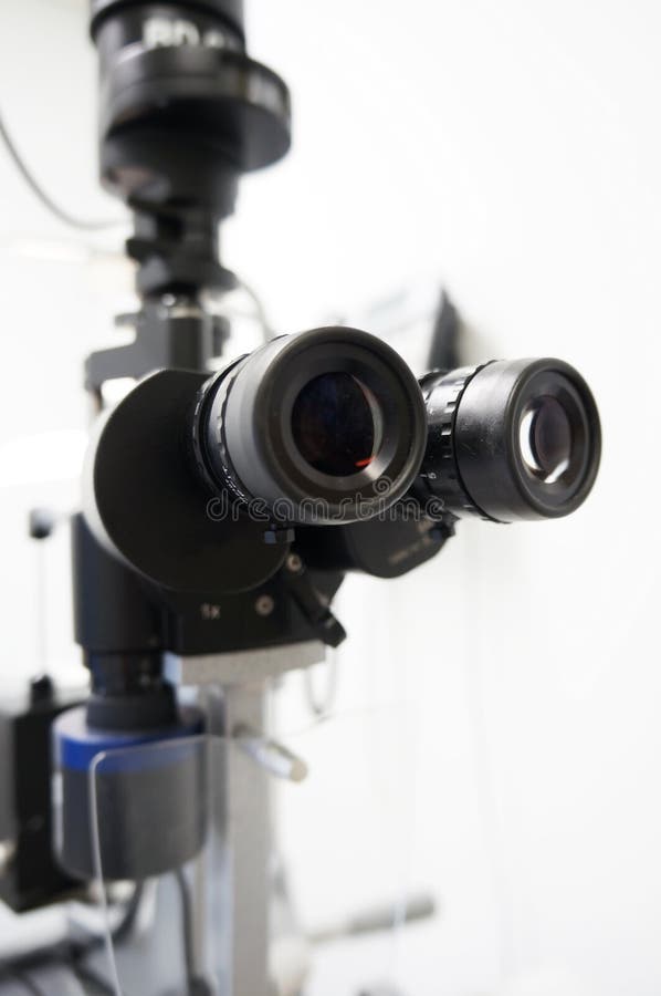 Slit lamp stock image. Image of machine, medical, detail - 29671163