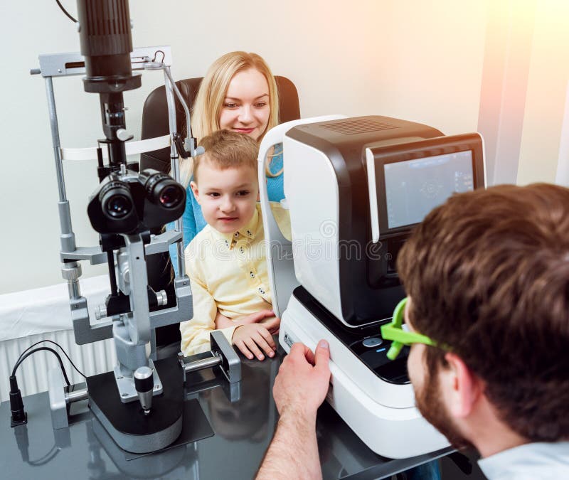 Slit Lamp Examination. Biomicroscopy of the Anterior Eye Segment Stock ...