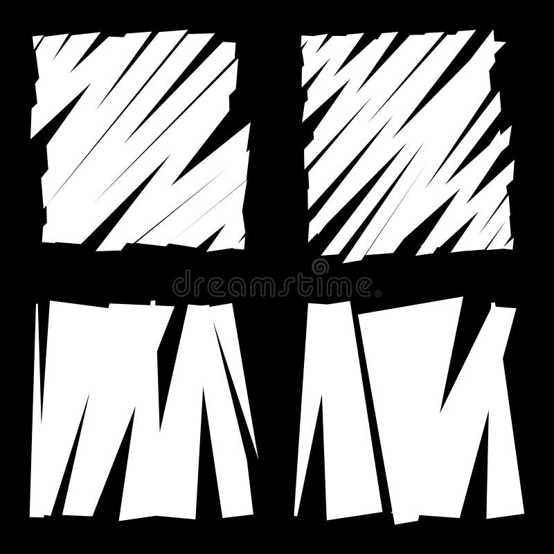 Slit, Slash, Fracture Texture Effect Element Stock Vector ...
