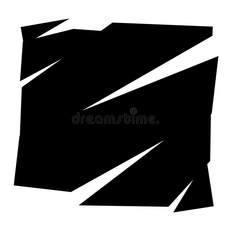 Slit, Slash, Fracture Texture Effect Element Stock Vector ...