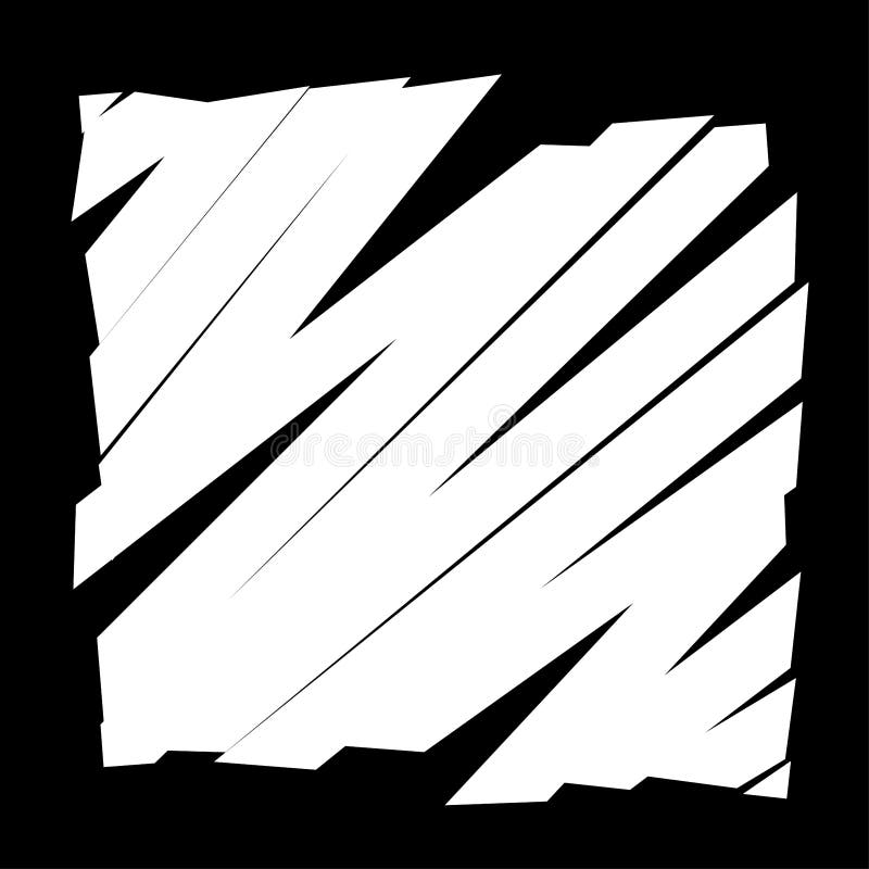 Slit, Slash, Fracture Texture Effect Element Stock Vector ...