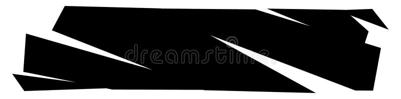 Slit, Slash, Fracture Texture Effect Element Stock Vector ...