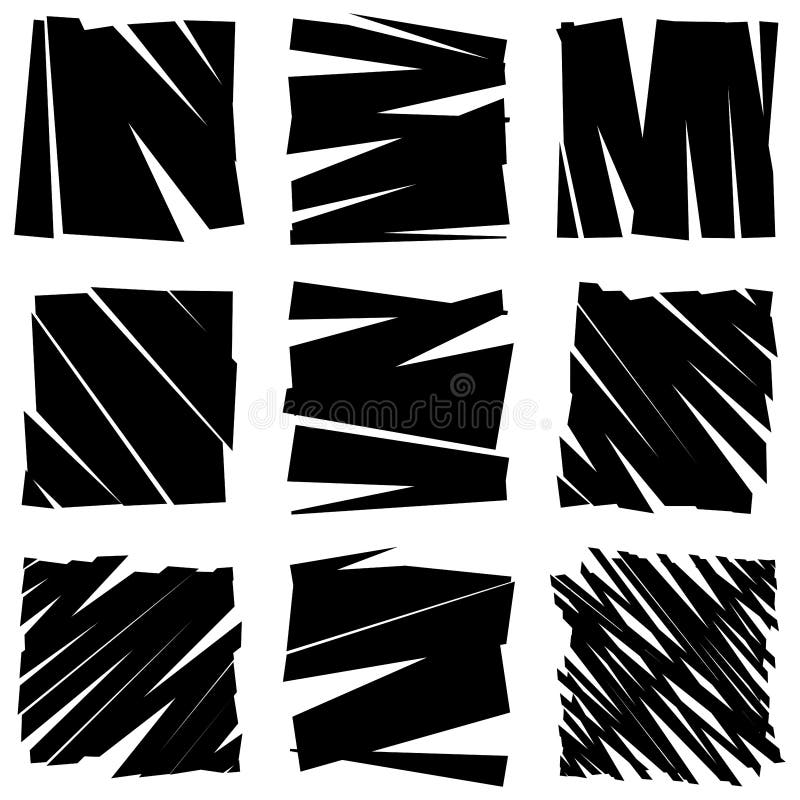 Slit, Slash, Fracture Texture Effect Element Stock Vector ...