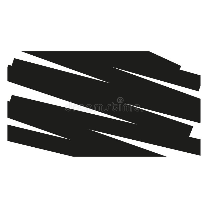 Slit, Slash, Fracture Texture Effect Element Stock Vector ...