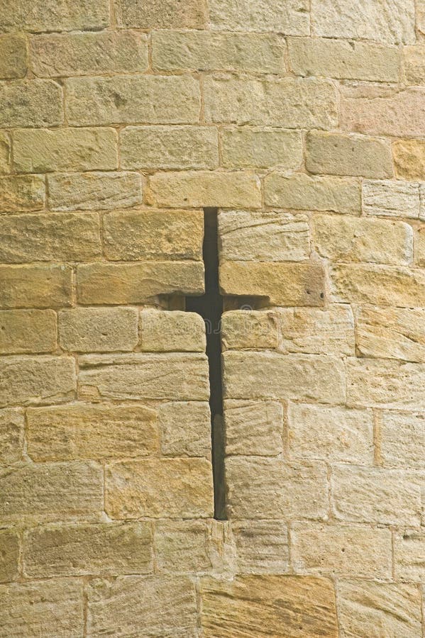 Slit Window In An Historic Castle. Stock Photo - Image of landmark ...