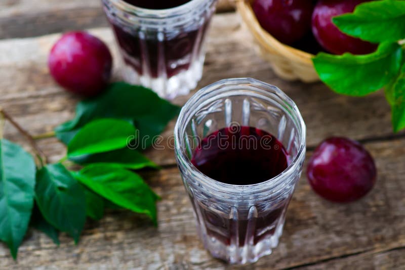Slivovitz. Alcoholic Drink from Plum Stock Photo - Image of brandy ...