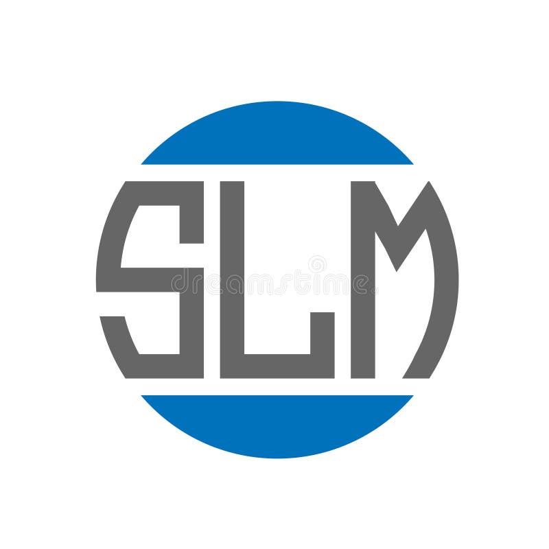 SLM Letter Logo Design on White Background. SLM Creative Initials ...