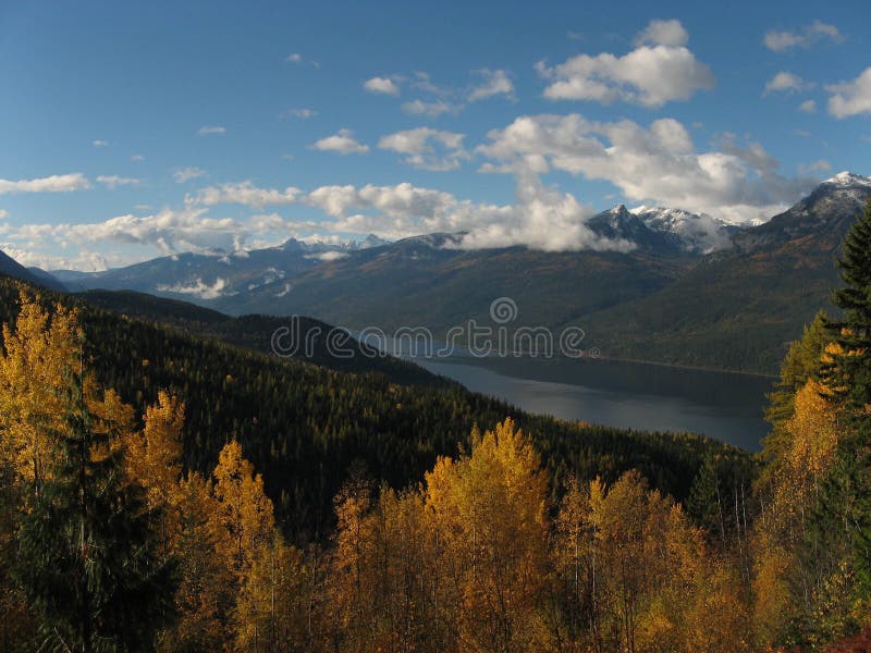 Autumn view from window stock image. Image of colorful - 315947