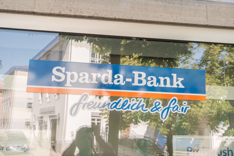 Slogan do banco de Sparda imagem editorial. Imagem de banco - 42659945
