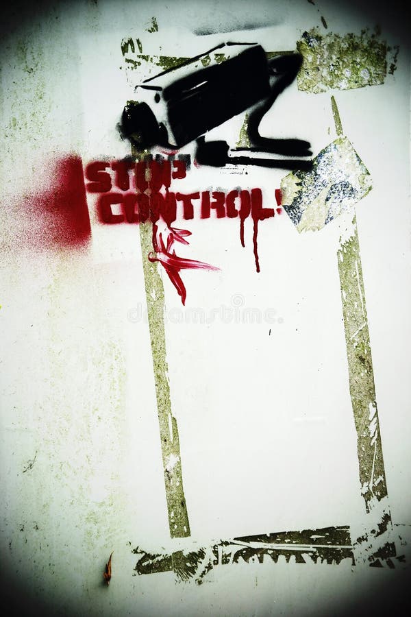 Stop Control Parking, Gate Transport Security, Road City, Isolated on ...