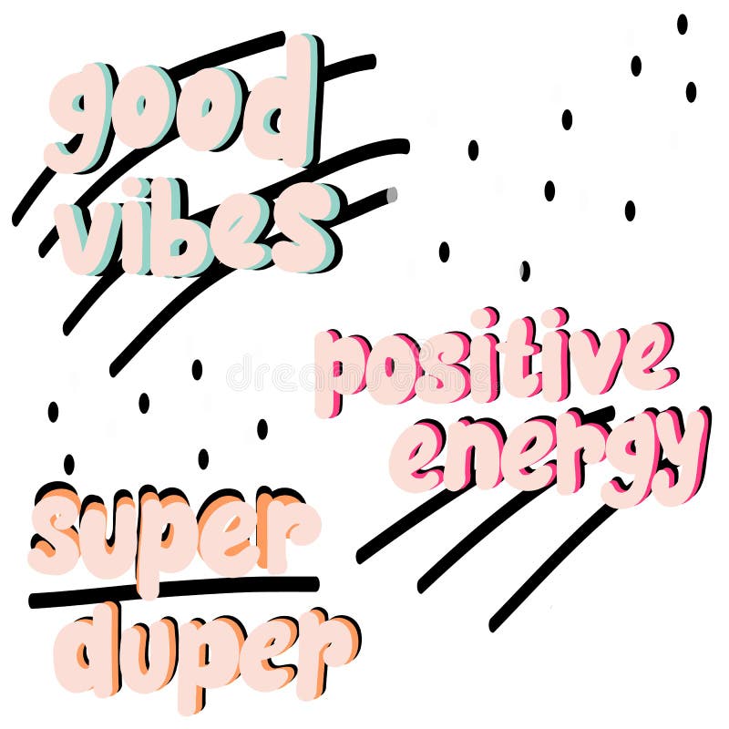 Slogan text set stock vector. Illustration of print - 216172829