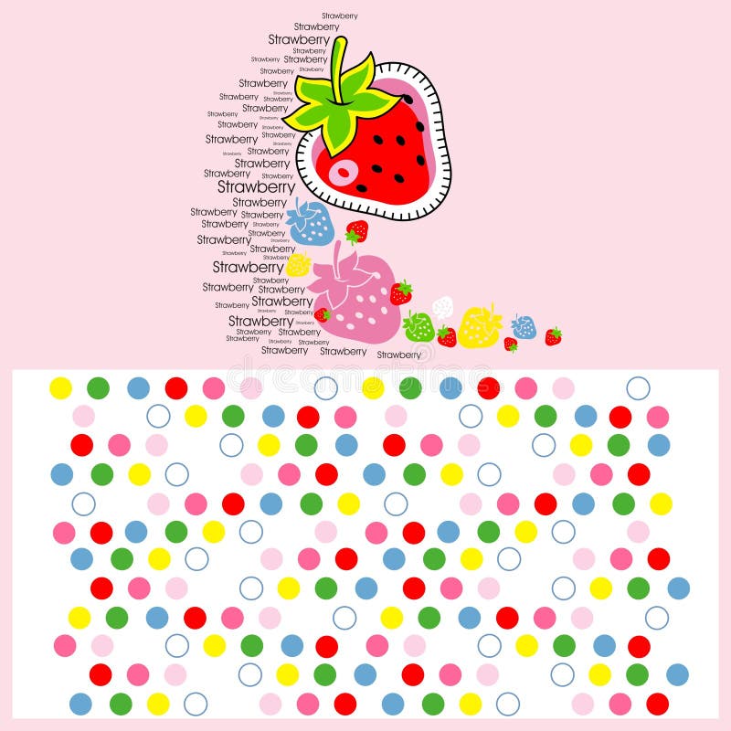 Slogan Text with Strawberry Fruit Image for Kids T-shirt. Vector ...