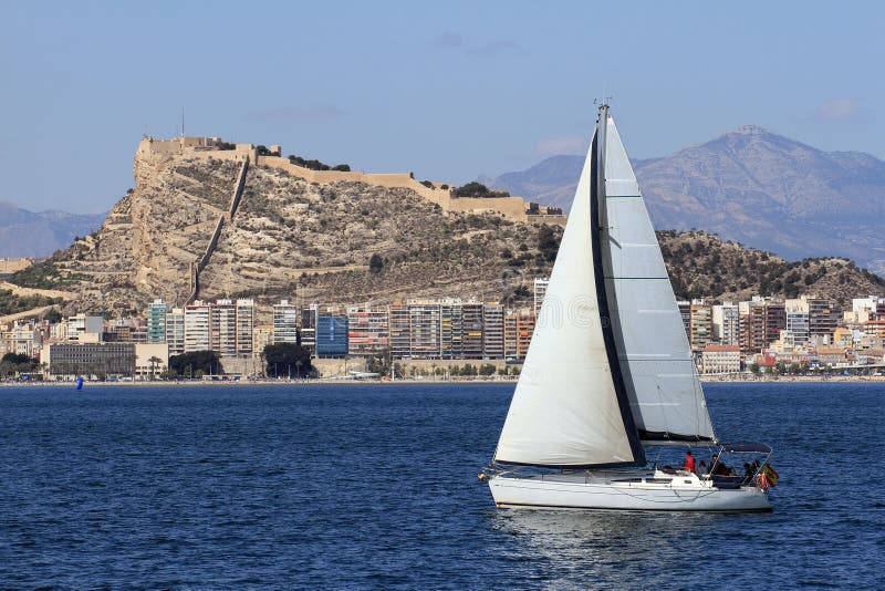 Sloop sailing stock image. Image of sail, recreation - 25264687