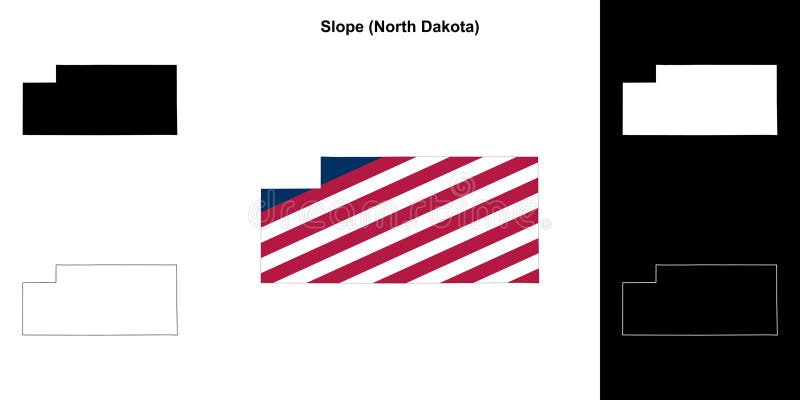 Slope outline map stock illustration. Illustration of slope - 323997662