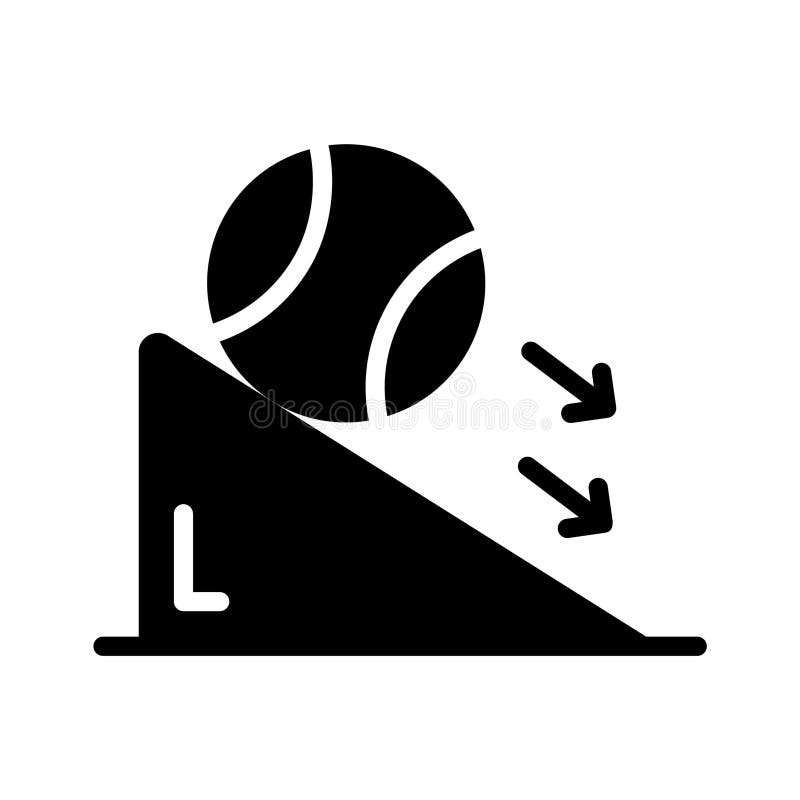 Slope Experiment Icon Designed in Glyph Style Stock Vector ...