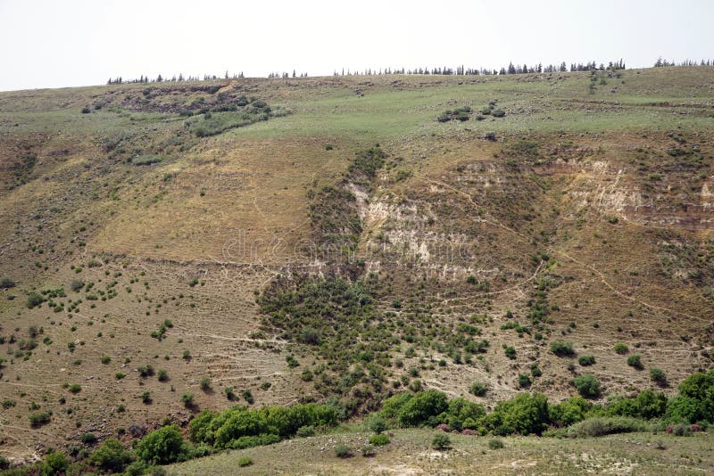 Slope of hill stock photo. Image of gorge, green, nature - 117934204