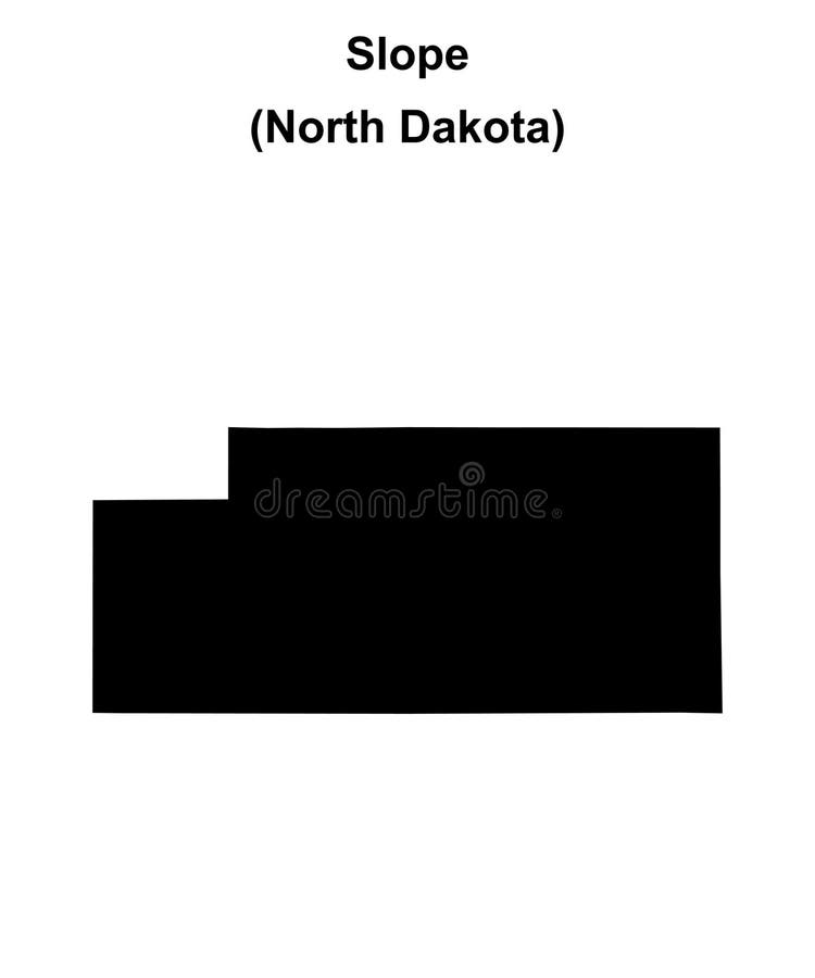 Slope outline map stock vector. Illustration of outline - 357463415