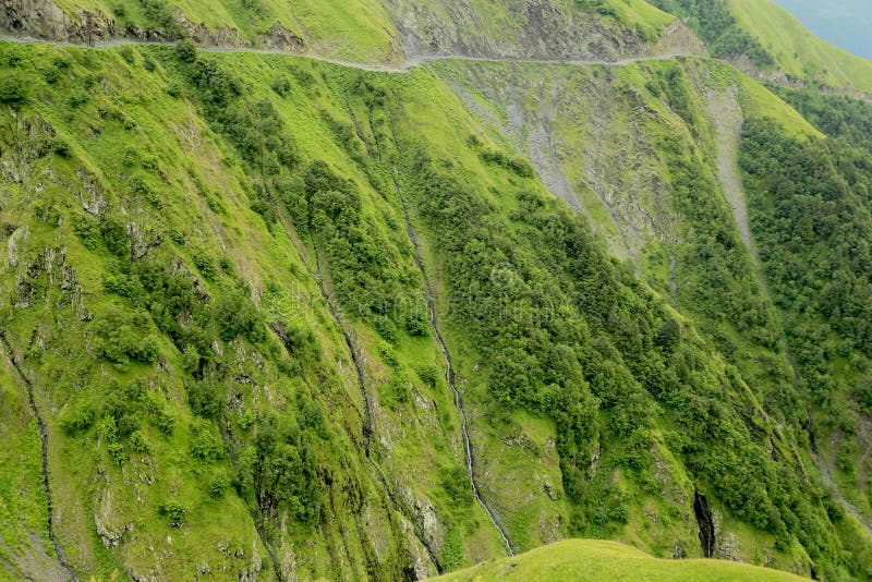 The slope of the ridge . stock image. Image of mountains - 76499291