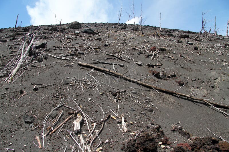 Slope of volcano stock photo. Image of krakatau, indonesia - 39633050