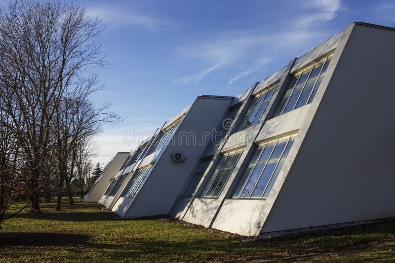 Slope windows stock photo. Image of sloping, scool, render - 113506310