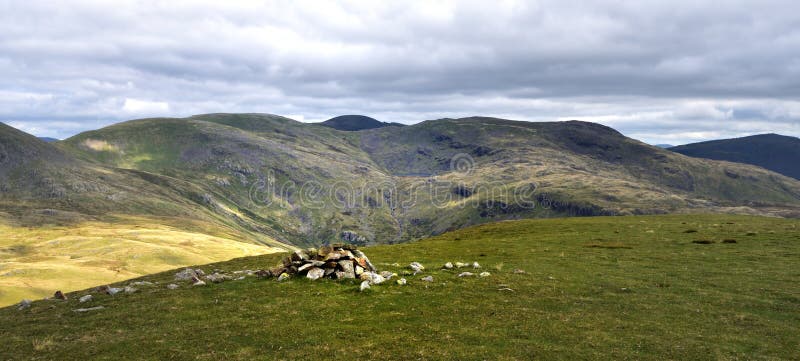 The Slopes of Scoat Fell Adn Red Pike Stock Photo - Image of exploring ...