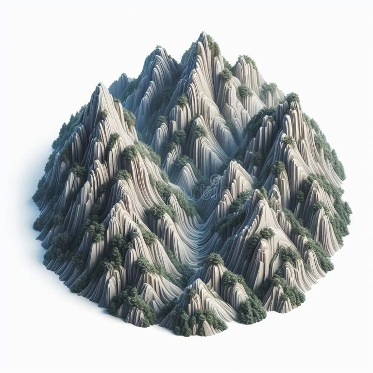 Sloping Cliff a Gently Sloping Cliff that Gradually Ascends Fro Stock ...