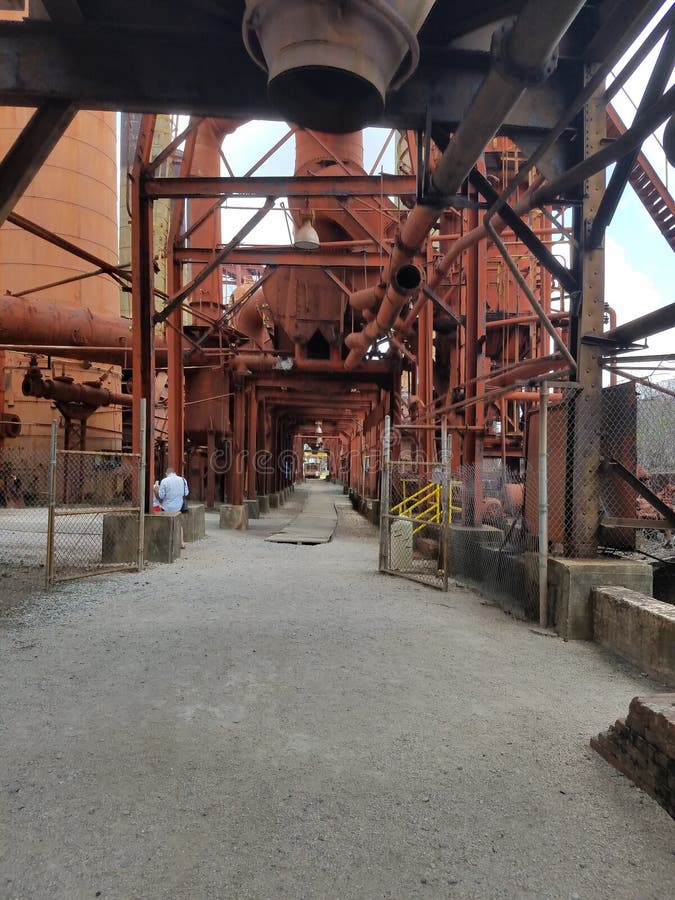 Sloss Furnace, Industrial Complex, Historical Site Stock Image - Image ...