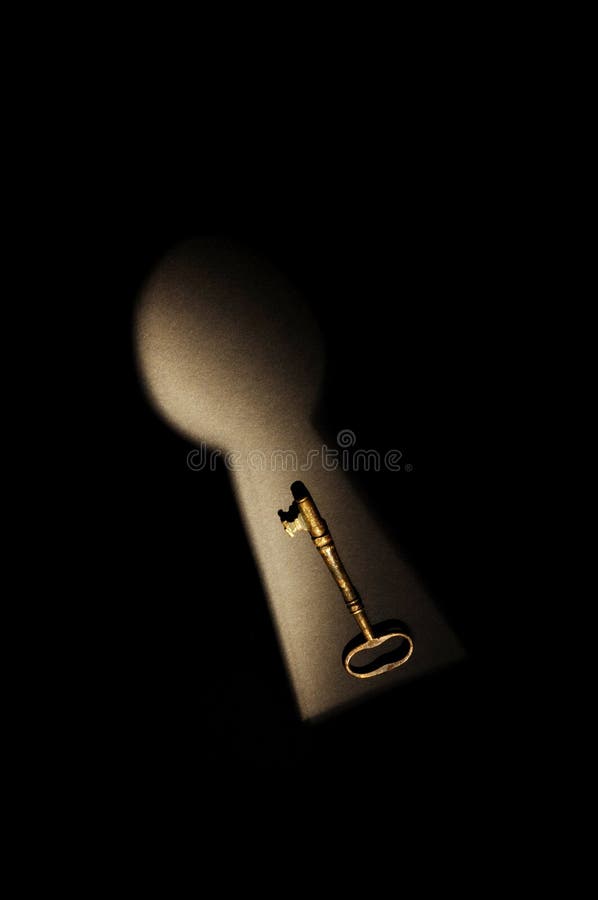 Details Van Sleutel in Slot Stock Afbeelding - Image of vastzetten ...