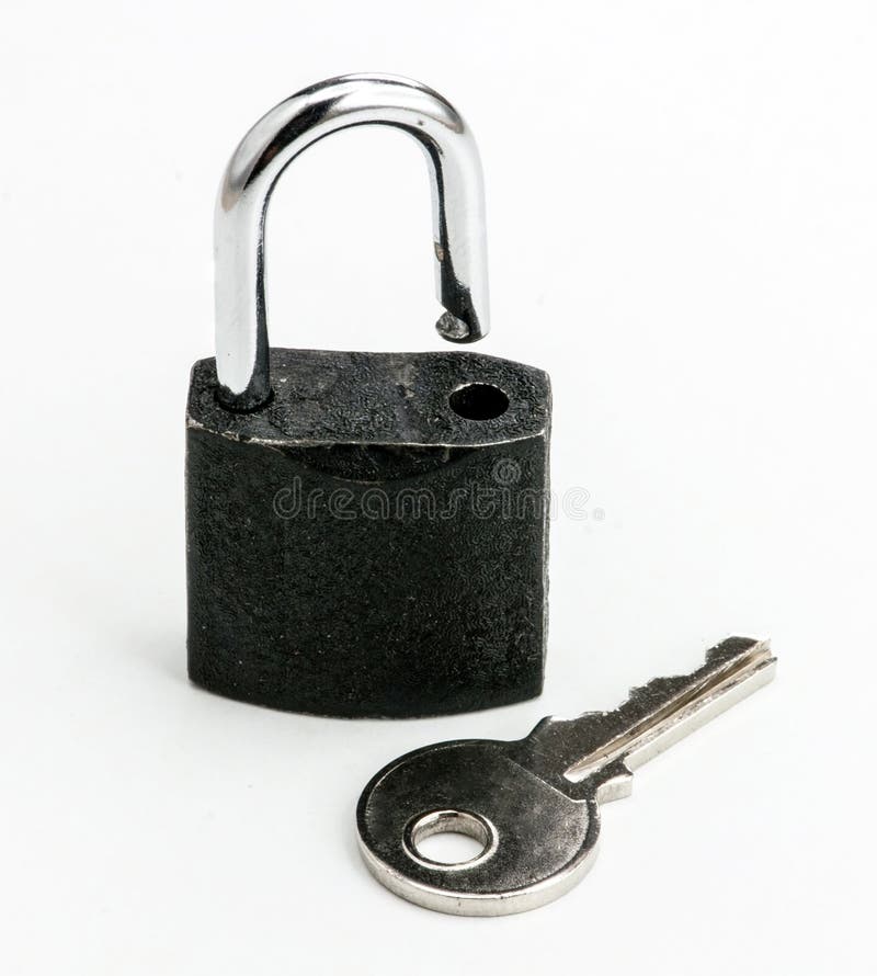 Slot en sleutel stock afbeelding. Image of wachtwoord - 38566949