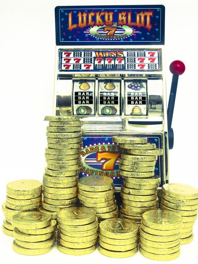 Slot machine immagine stock. Immagine di rotelle, vegas - 105245087