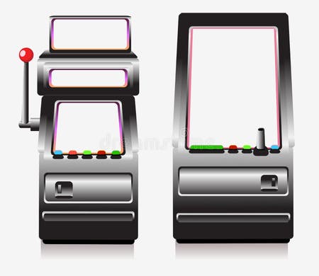 Slot Machine and Arcade Game Stock Vector - Illustration of loser ...