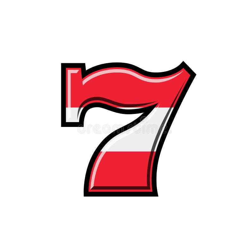 Slot Machine Austrian Flag Vector Illustration Stock Vector ...