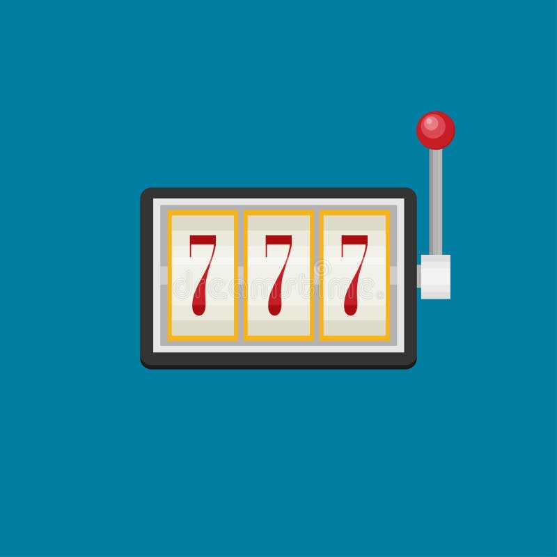 Slot Machine in Flat Style. Vector Illustration Stock Vector ...