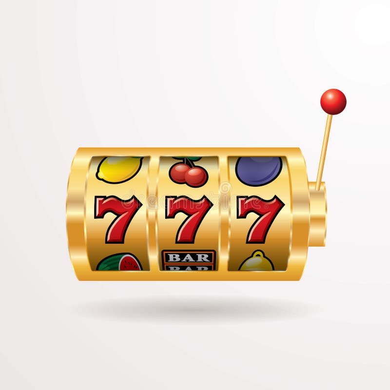 Three Lemon Slot Machine stock vector. Illustration of blank - 22981921