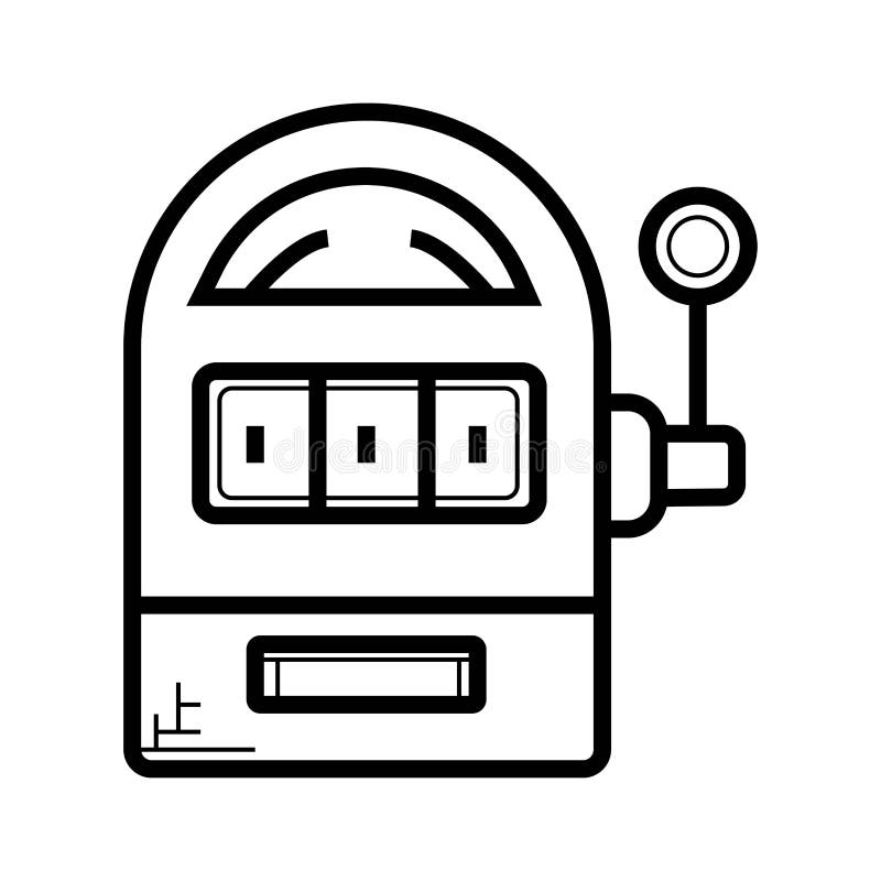 Slot Machine Icon Linear Stock Illustrations – 3,950 Slot Machine Icon ...