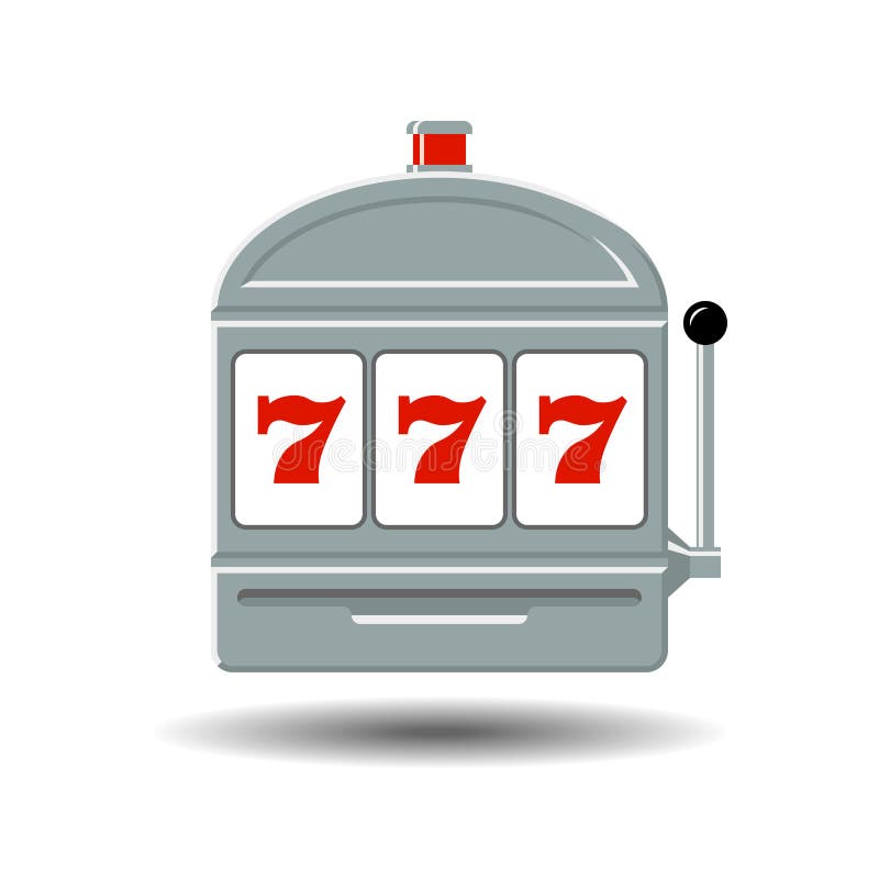 Slot Machine Icon Vector Illustration Stock Vector - Illustration of ...