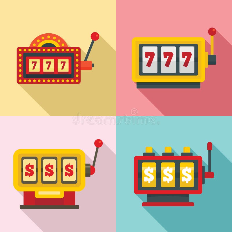 Slot machine fruit icons stock illustration. Illustration of details ...