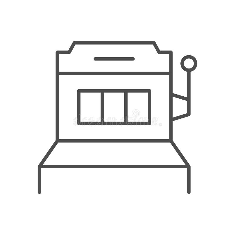 Slot Outline Stock Illustrations – 6,432 Slot Outline Stock ...