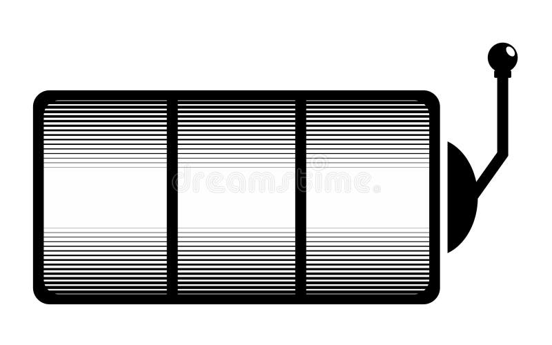 Slot machine stock vector. Illustration of game, betting - 91065870