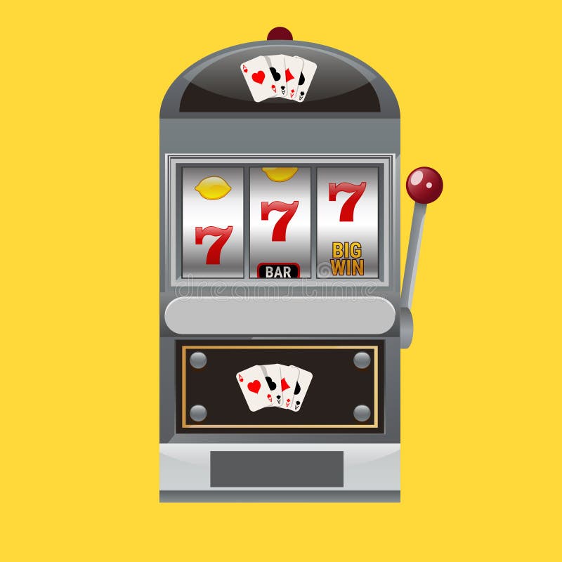 Slot Machine Pop Art Style Vector Illustration Stock Vector ...