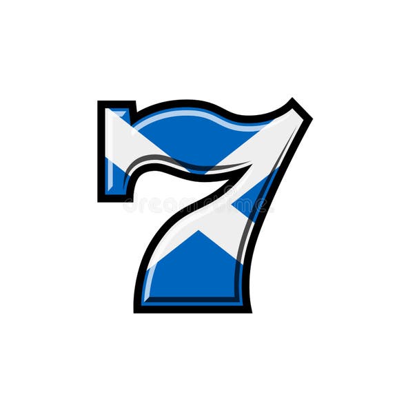 Slot Machine Scottish Flag Vector Illustration Stock Vector ...